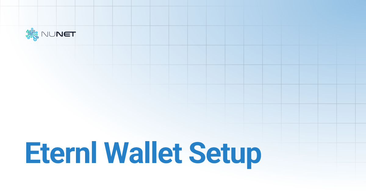 Eternl Wallet Setup | Contributors Program