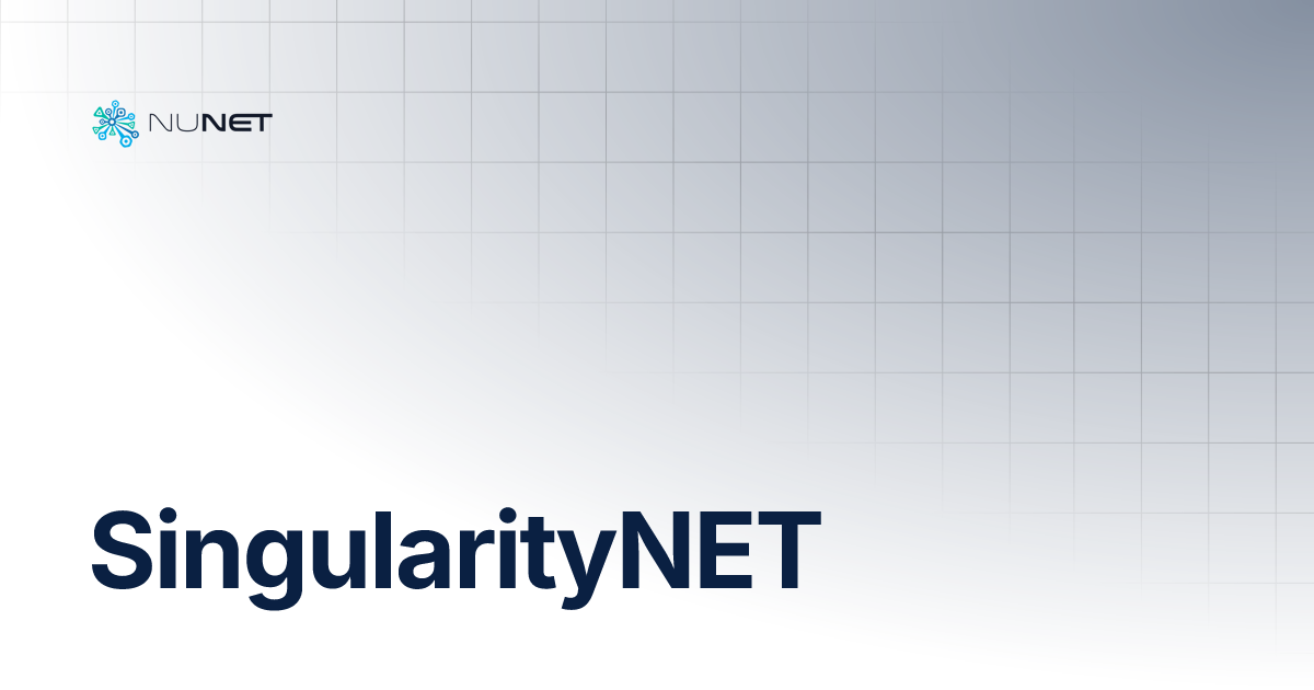 SingularityNET | NuNet Documentation